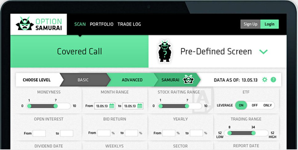 Option Samurai | Platforms | Tradier