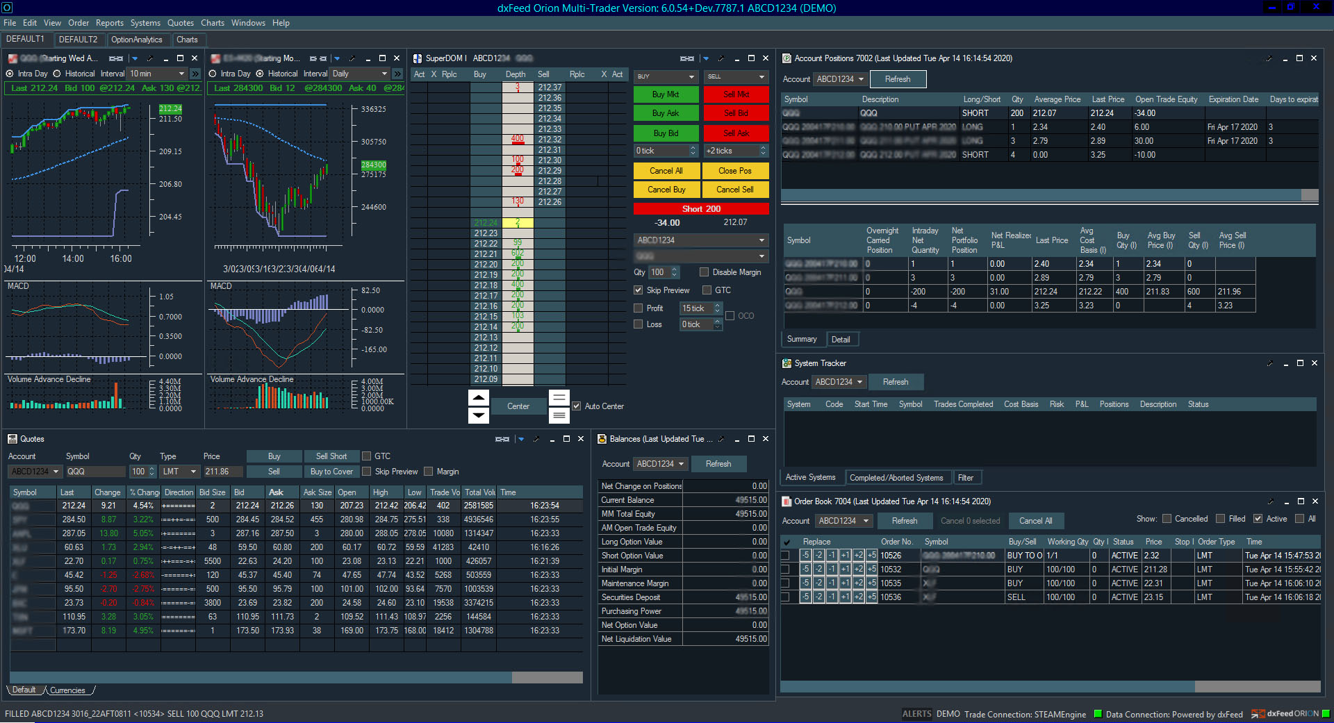 Orion Multi-Trader | Platforms | Tradier